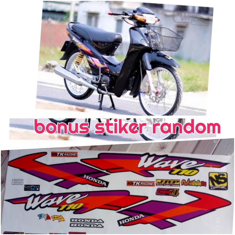 Striping Sticker wave 100 thailand vietnam | Shopee Malaysia