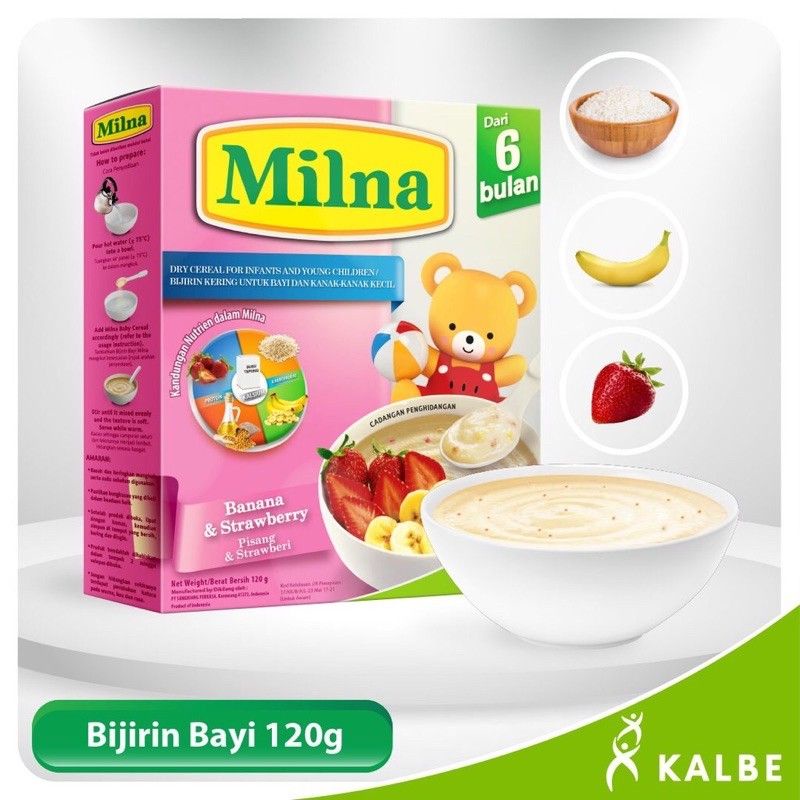 Milna Baby Cereal 6m+ Assorted Variance 120g | Shopee Malaysia