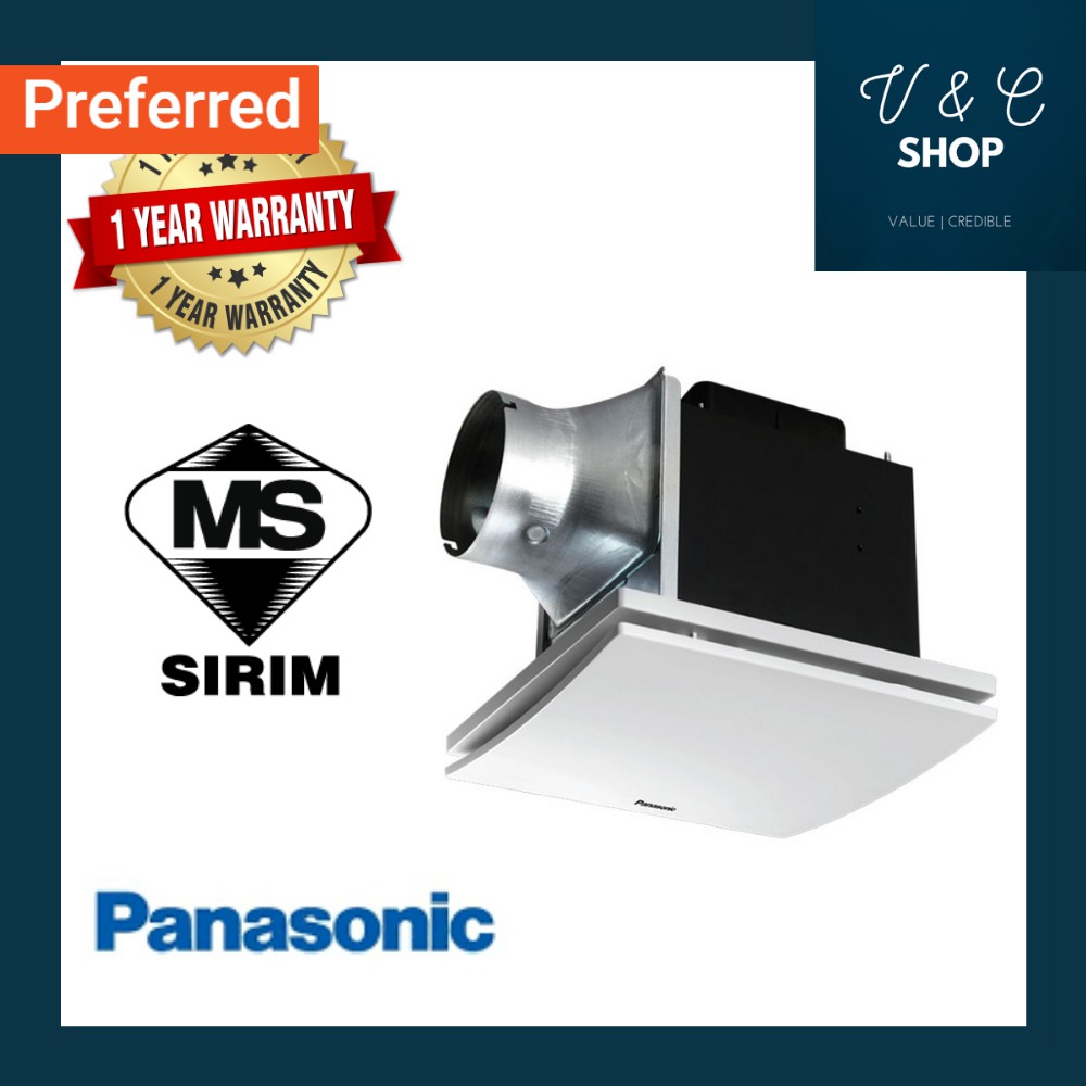 Panasonic Ceiling Mount Sirocco Ventilation Fan | Shelly Lighting