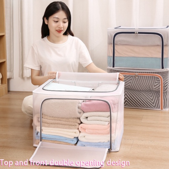 Clothes storage box Foldable Extra Large Detachable Storage Box with ...
