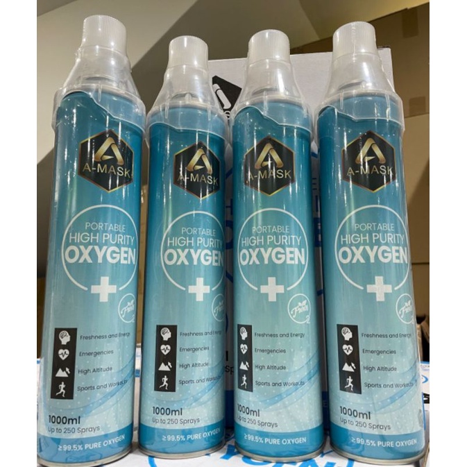 Oxygen/ sport & fitness as first aid 1000ml/ Portable inhalation / for ...
