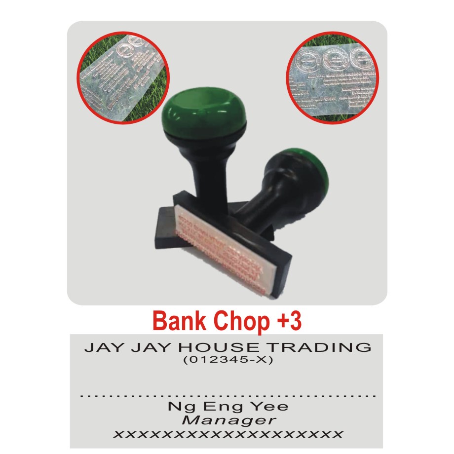 Custom Made Rubber Stamp / Company Chop / Address Chop / Bank Chop ...
