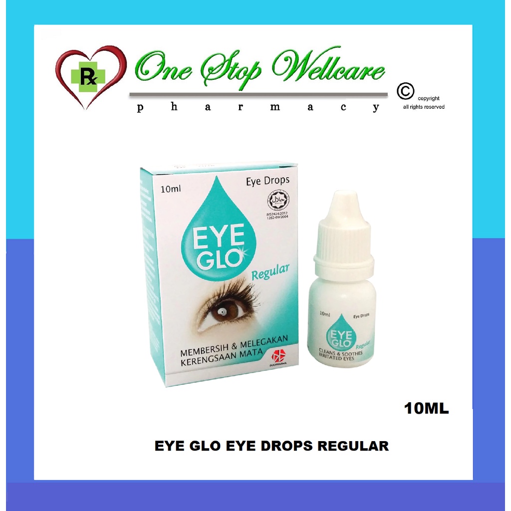 EYE GLO EYE DROPS PLUS / RELIEF / REGULAR / MOIST 10ML | Shopee Malaysia
