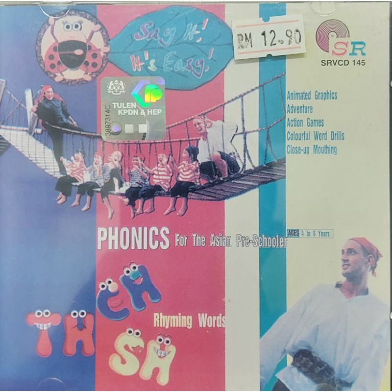Original VCD Phonics For The Asian Pre-schooler | Shopee Malaysia