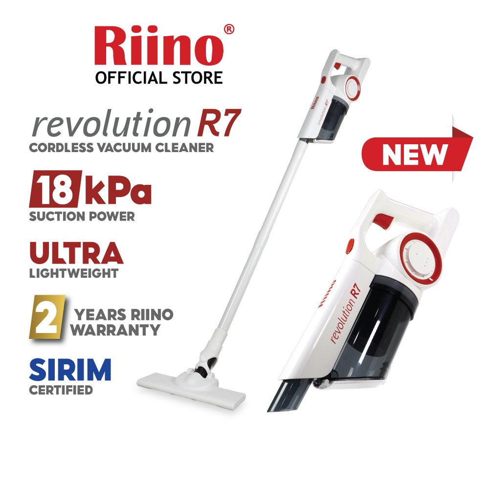 Riino Revolution R7 Ultra Light Cordless Vacuum Cleaner (BR7703L4) | Shopee Malaysia