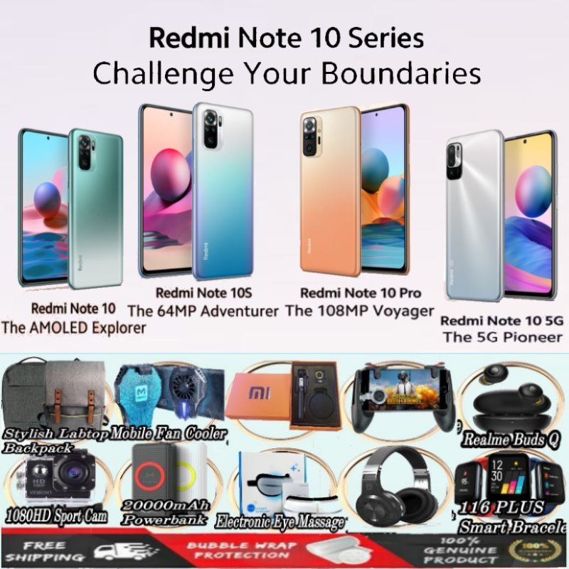 Xiaomi Redmi Note 10 Series (Ready Stock) 1 Year Xiaomi Malaysia ...