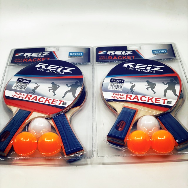 Reiz table tennis racket value pack 2 table tennis bat + 3 table tennis ...