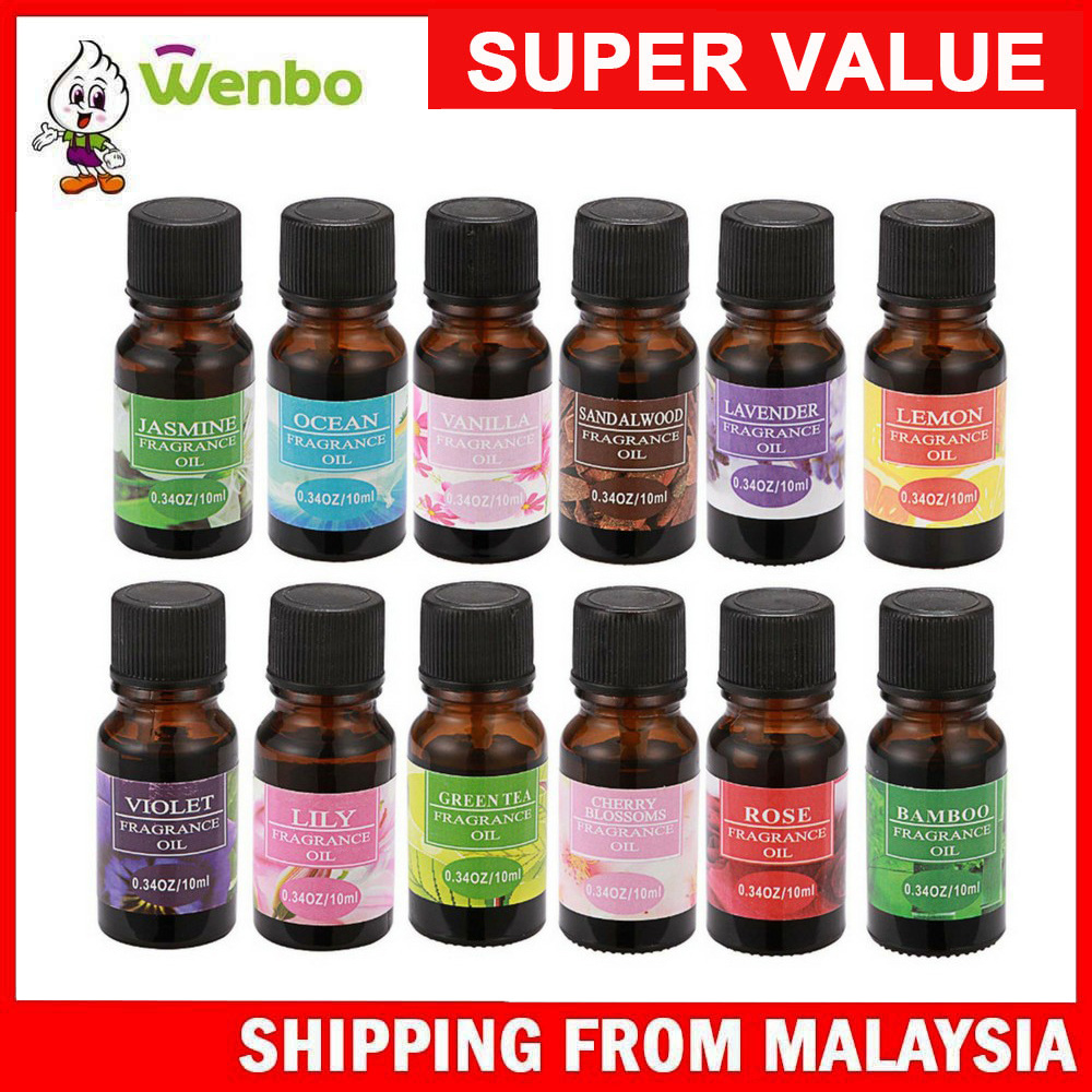 Wenbo Aromatherapy Essential Oil Aroma Water Soluble Natural 10ml For