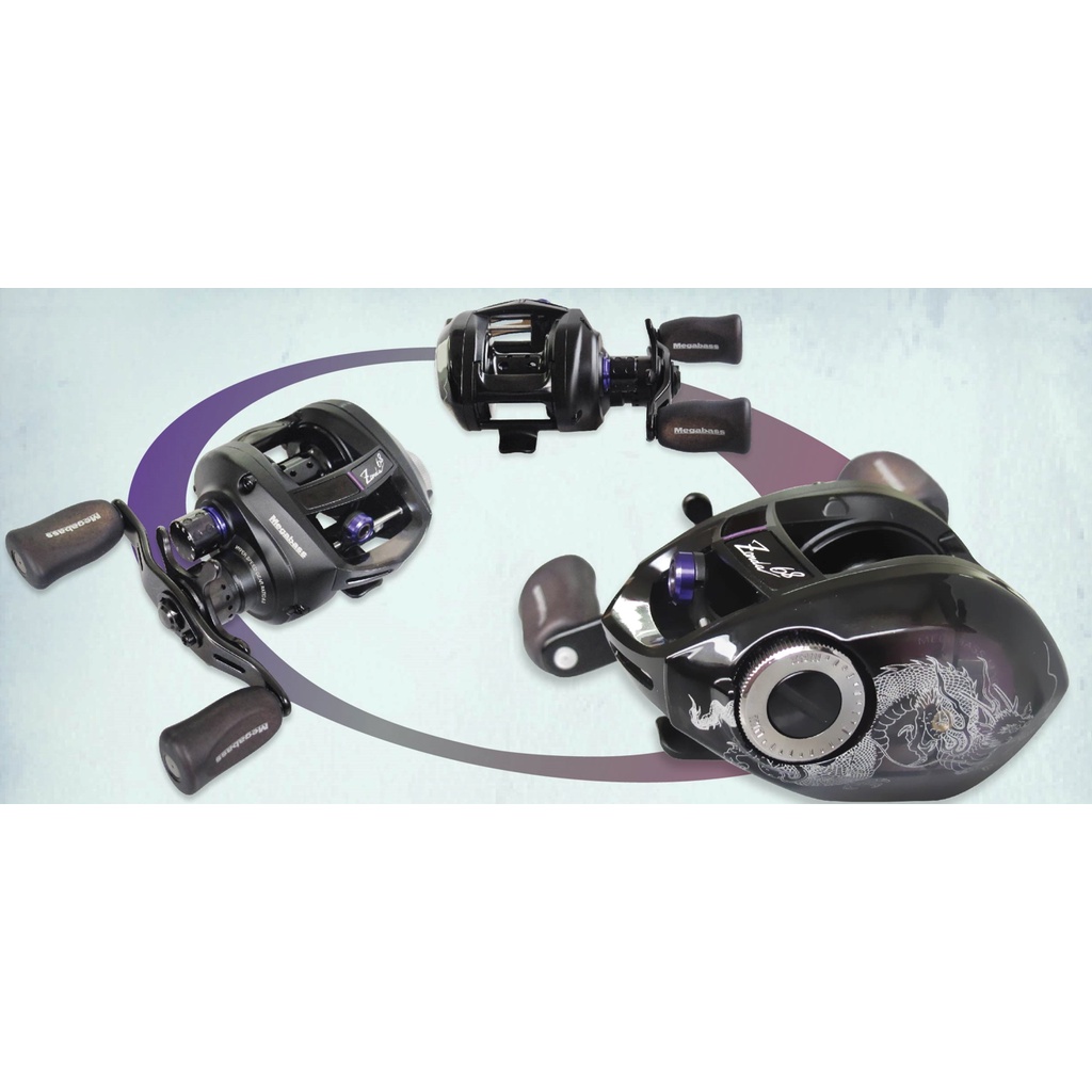 MEGABASS ZONDA 68 Left White / IL Green / Rosso Red / Dragon LIMITED ...