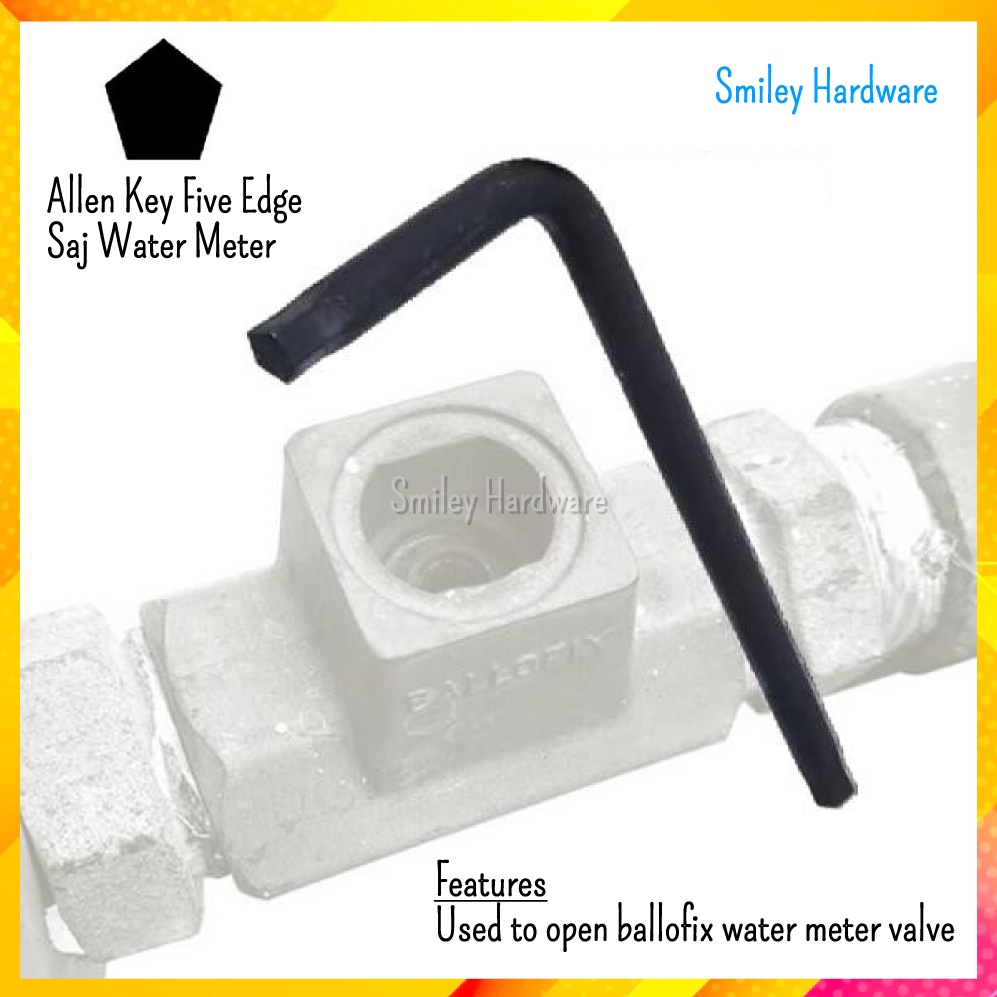 Allen Key Five Edge Saj Water Meter | Shopee Malaysia