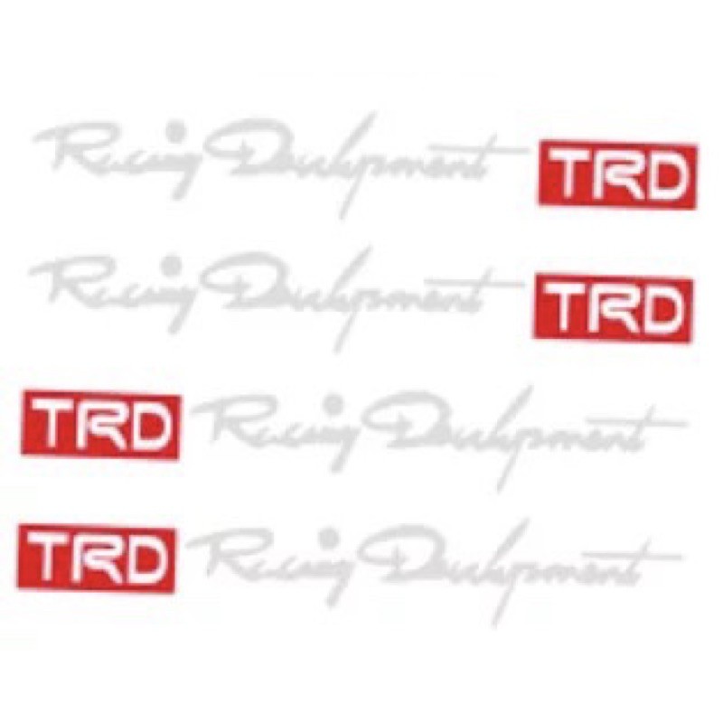 STICKER TRD / CAR STICKER / STICKER KERETA / STICKER PROTON / STICKER ...