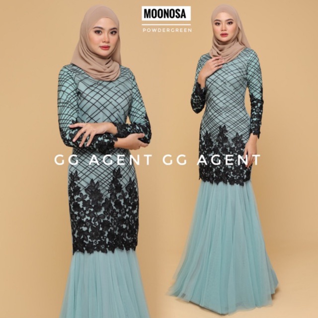 Moonosa Kurung Moden Lace | Shopee Malaysia