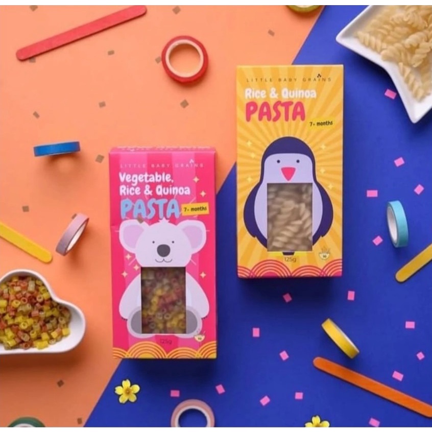 LITTLE BABY GRAINS Organic & Gluten Free Baby Pasta 125g (7m+) | Shopee ...