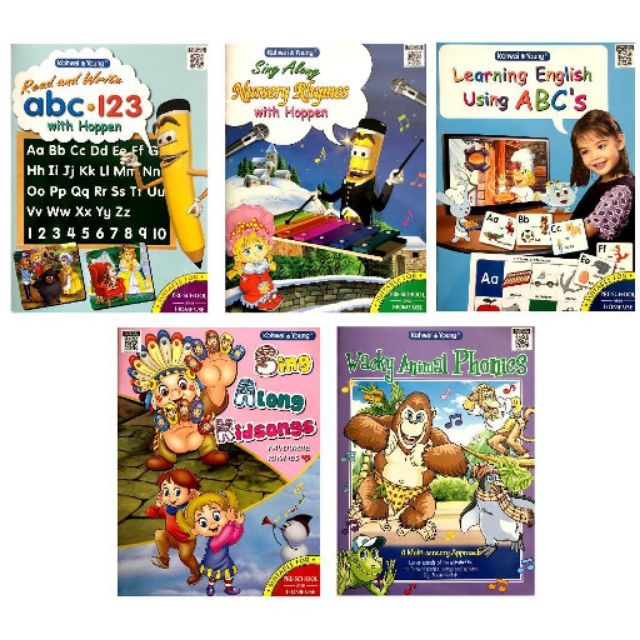 [MOL] LEARNING ENGLISH WITH KIDSONGS ( 5 Titles ) QR Code - Amination ...