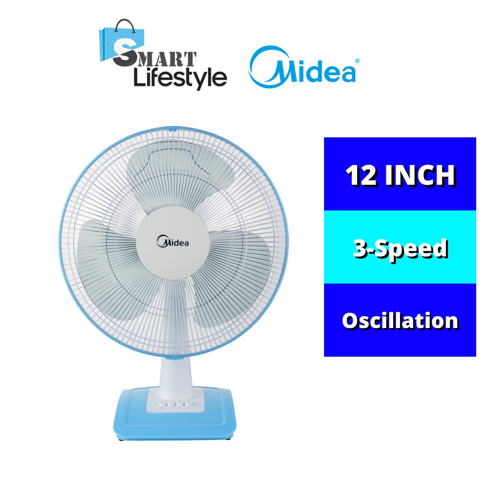 Midea 12 Inch Table Fan MF-12FT17NB MF 12FT17NB | Shopee Malaysia