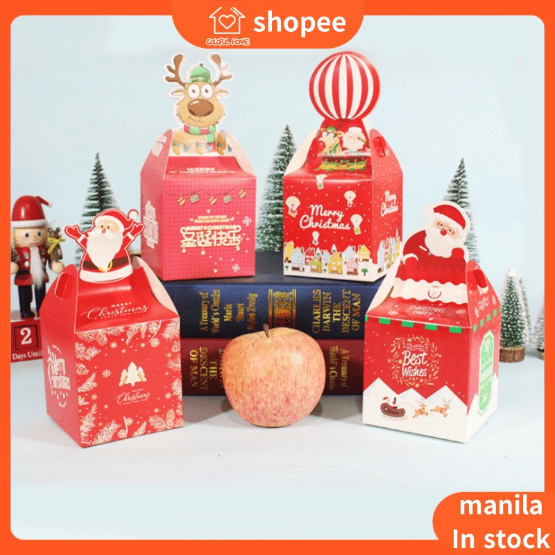 R013 Christmas apple box portable cartoon creative christmas apple ...