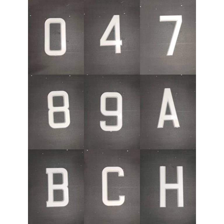 NUMBER (MJ5) CAR NUMBER PLATE WORDINGS (4X7cm) | Shopee Malaysia