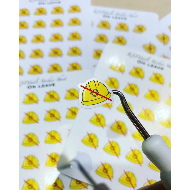 On leave Off day sticker / Cute sticker / Icon planner sticker / matte ...
