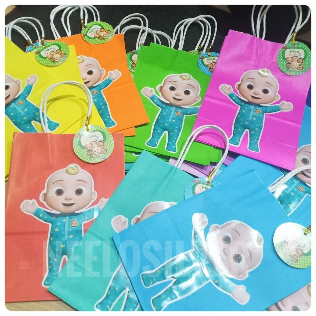 Cocomelon Goodiesbag and Deco for Birthday Party | Shopee Malaysia
