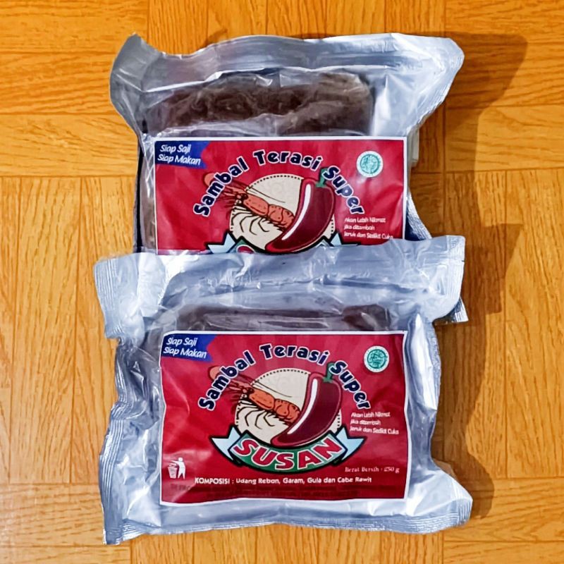 Super SUSAN Terasi Sambal Original SINGKAWANG WEST KALIMANTAN 250 grams ...