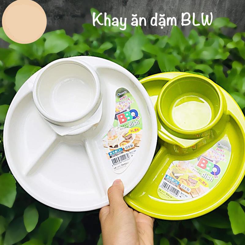 Inomata Japanese baby feeding tray (round model) | Shopee Malaysia