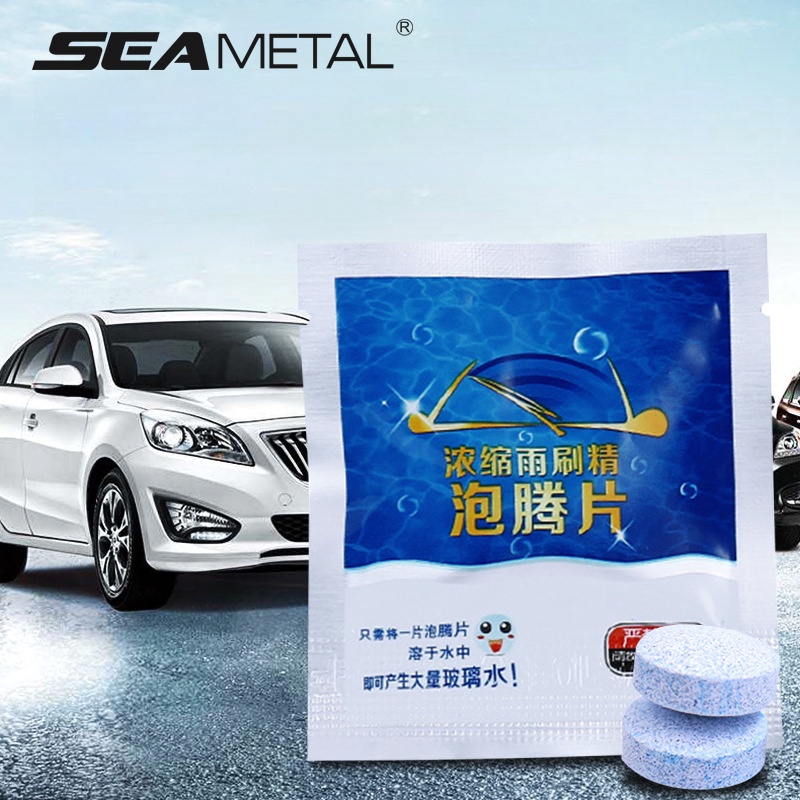 SEAMETAL 40/20Pcs Car Glass Cleaning Sheet Effervescent Sheets ...