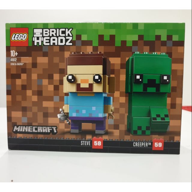 LEGO Brickheadz Minecraft Steve & Creeper 41612 | Shopee Malaysia