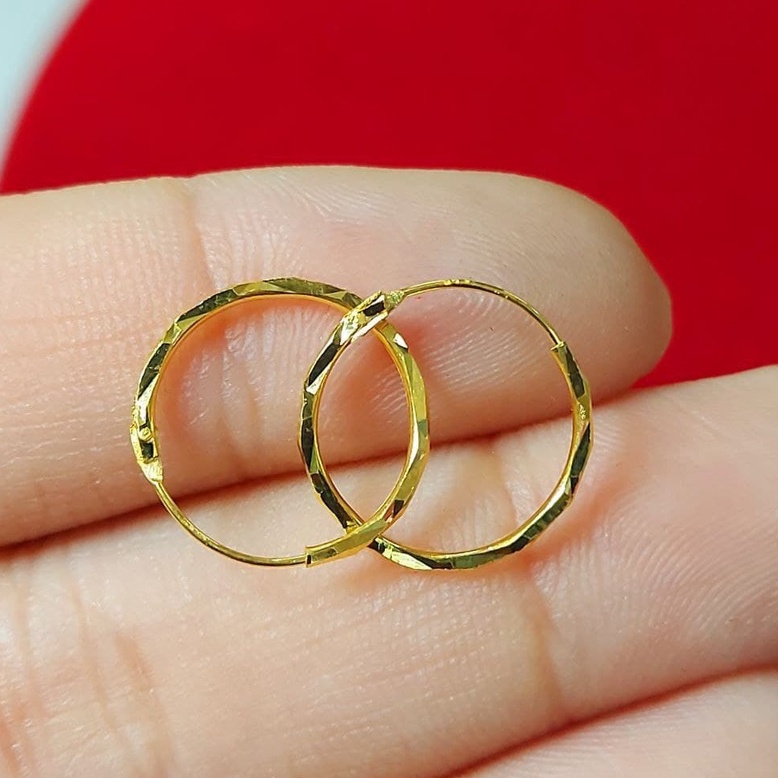 EXCLUSIVE Subang Ring Diamond Cutting Emas 916 Gold 916 | Shopee Malaysia