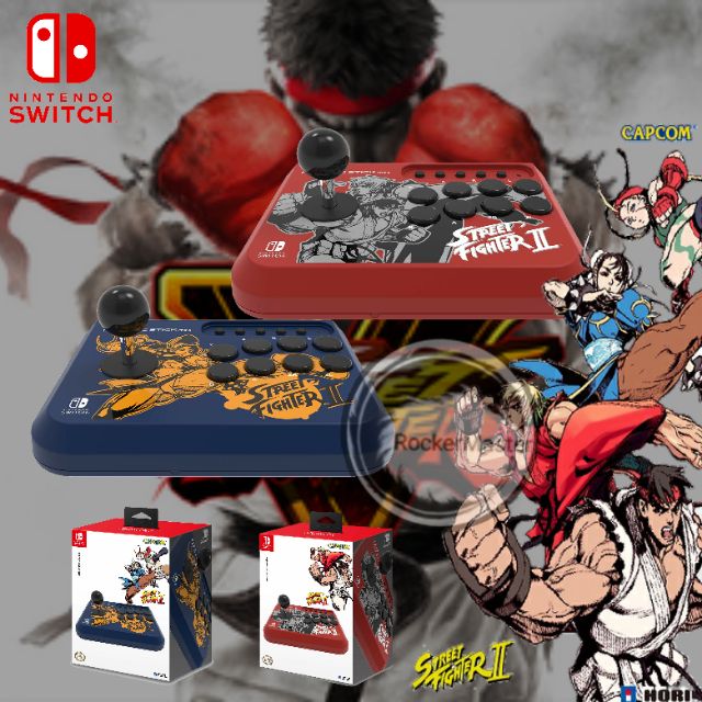 HORI Nintendo Switch Fighting Stick Mini - Street Fighter II™ Edition ...