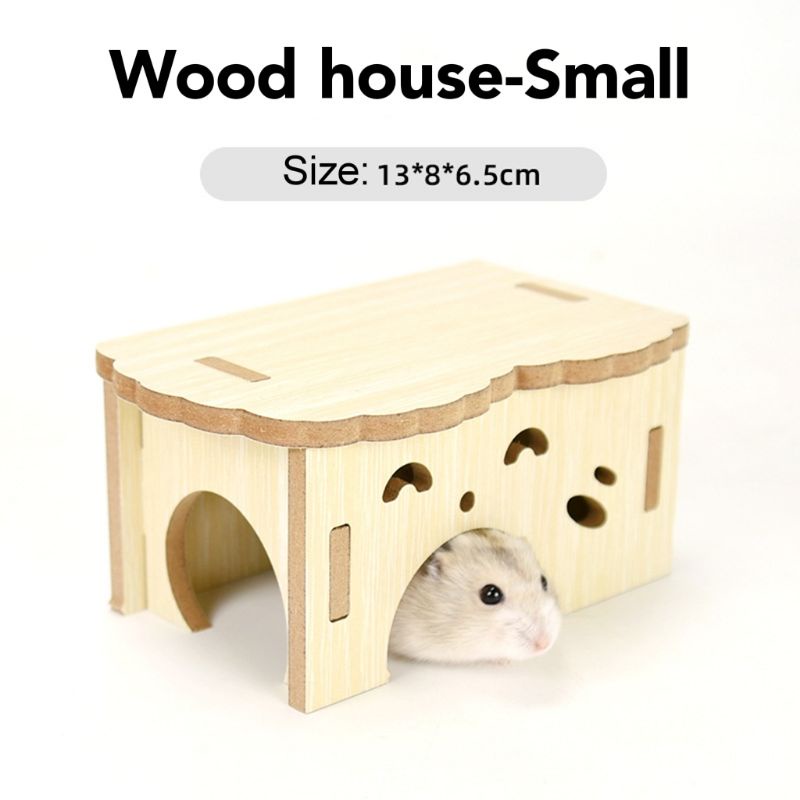 Hamster Wood House S/L hamster house hamster platform hamster ladder ...