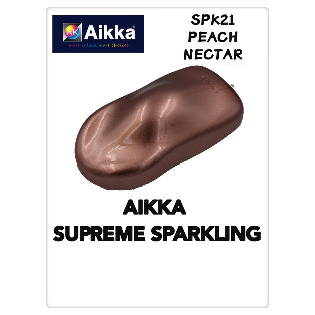 AIKKA SPK21 PEACH NECTAR * SUPREME SPARKLING 2K CAR PAINT / CAT KERETA ...