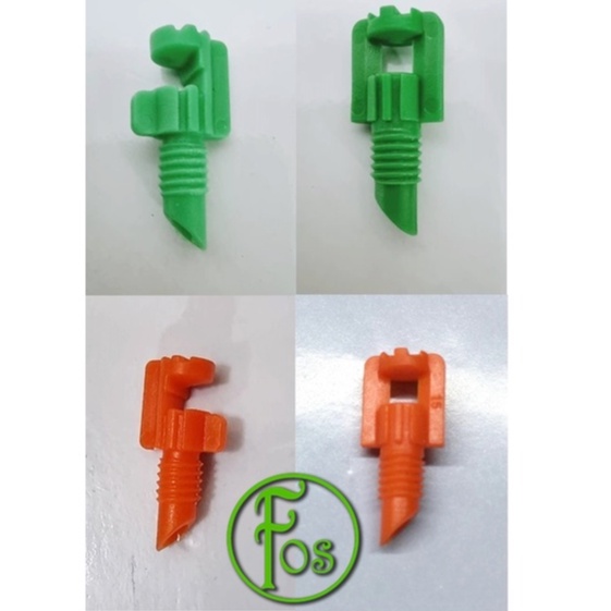 Spray jet, Micro Sprinkler (100pcs) (Green / Orange) | Shopee Malaysia