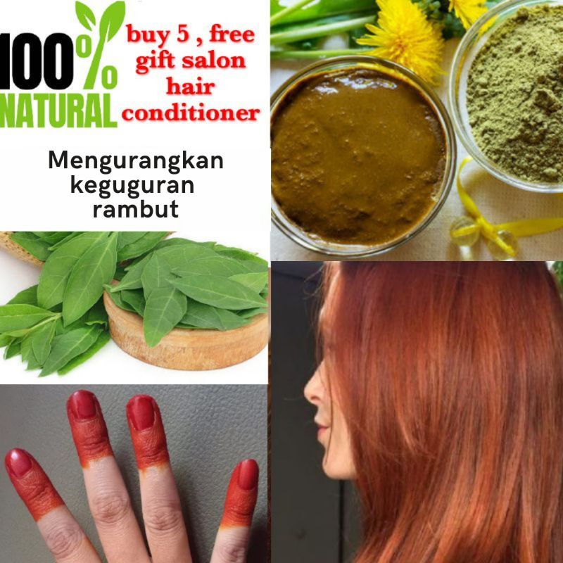 SERBUK INAI ASLI /PREMIUM HENNA/ TANGAN & RAMBUT (TRADITIONAL & NATURAL ...