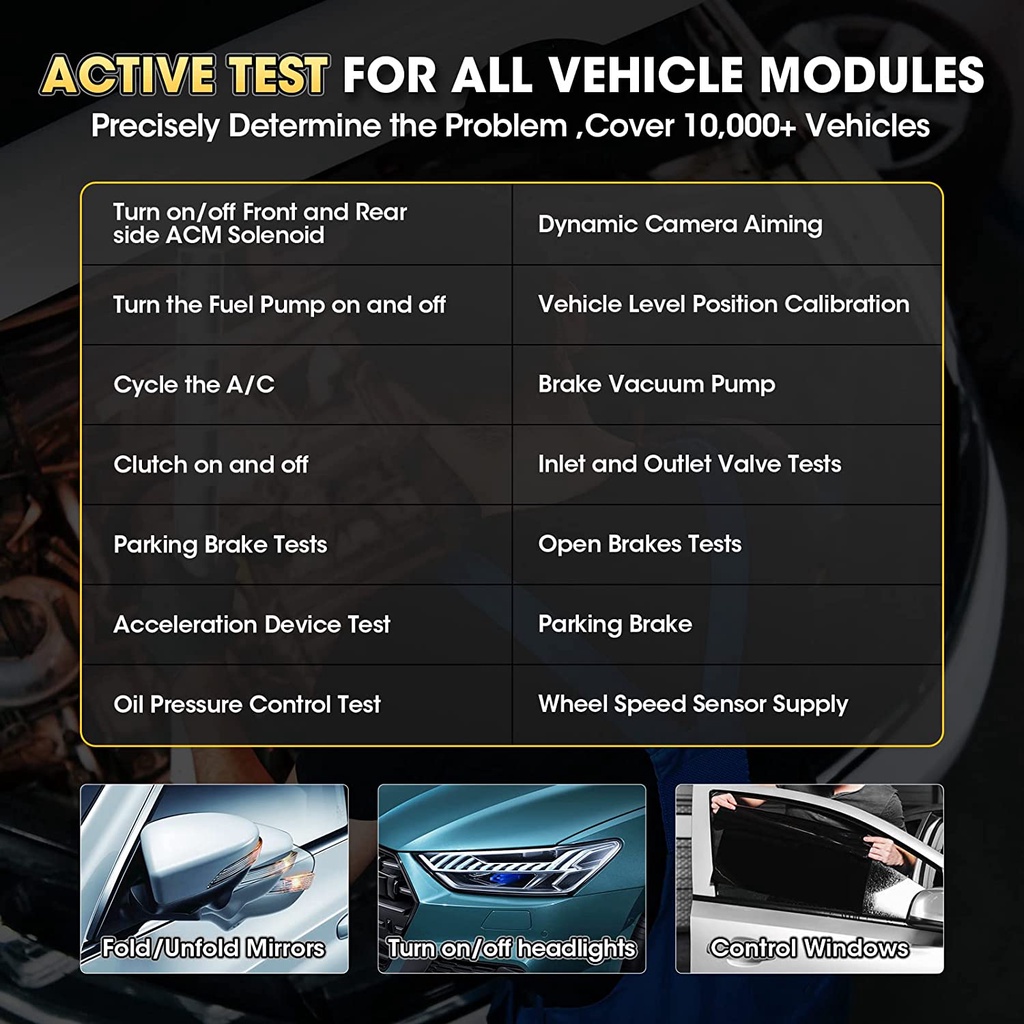 LAUNCH X431 PRO3S+ V5.0 Full Systems Car OBD2 Scanner ECU Coding Active ...