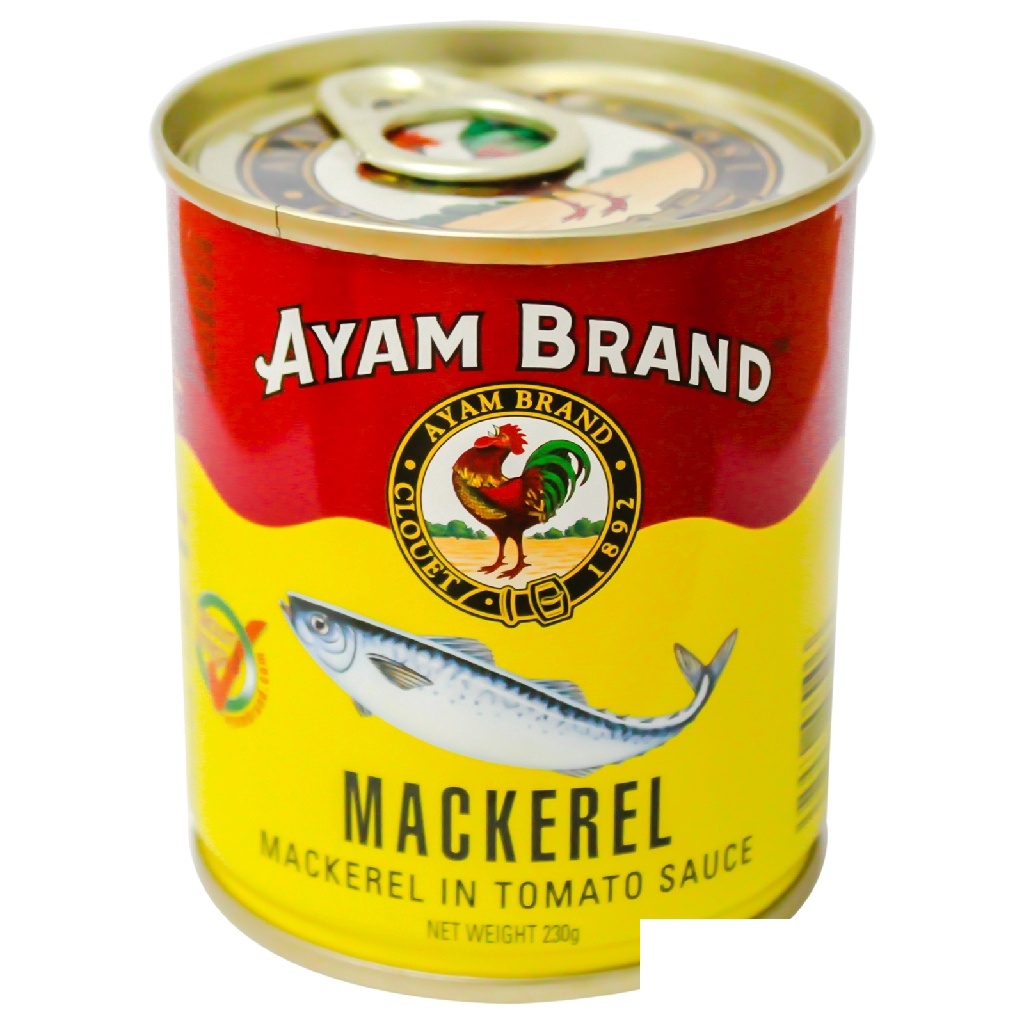 AYAM BRAND MACKEREL (IKAN MACKEREL DLM SOS TOMATO) 230G | Shopee Malaysia