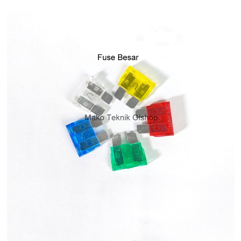 Large Plug Fuse/Sekring 10,15,20,25,30 Amp [Pc] | Shopee Malaysia