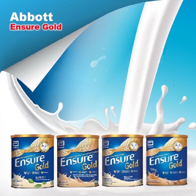 Ensure Gold Vanilla / Green Tea / Wheat / Coffee (850g) | Shopee Malaysia