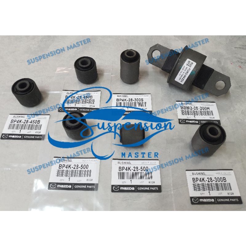 14 IN 1 SET-REAR ARM BUSH/TRAILING ARM BUSH/REAR UPPER ARM BUS- MAZDA 3 ...