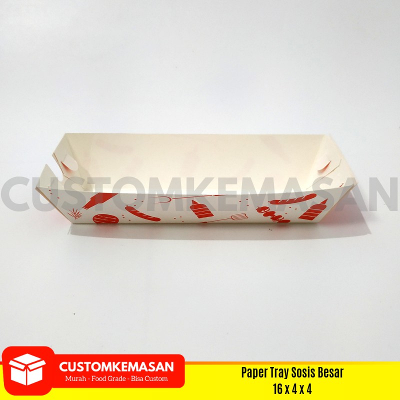 Small Sausage Paper Tray, Sausage Box, Sausage Packaging, Sausage ...