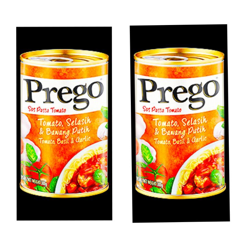 Prego Tomato Basil & Garlic Pasta Sauce 300gram (Twin Pack) | Shopee ...