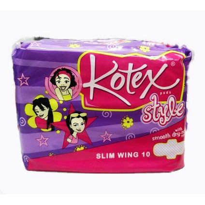KOTEX Style Slim Wing 10's | Shopee Malaysia