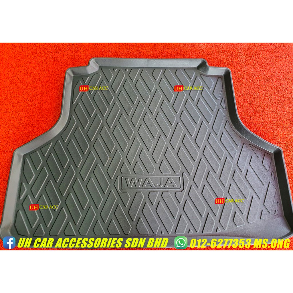 Proton Waja Boot Tray Trunk Cargo Tray Rubber Tray | Shopee Malaysia