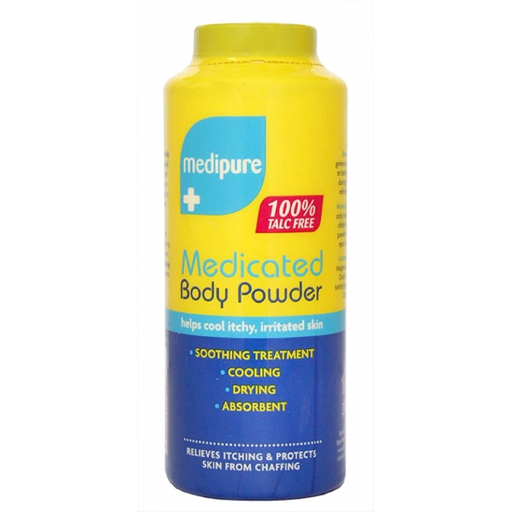 Medipure Medicated Body Powder 100% TALC FREE, 200g | Shopee Malaysia