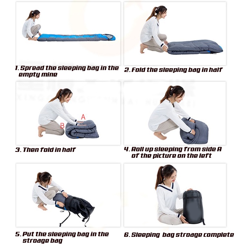 JDEX 0.95kg sleeping bag camping tebal beg tidur camping sleep bag ...