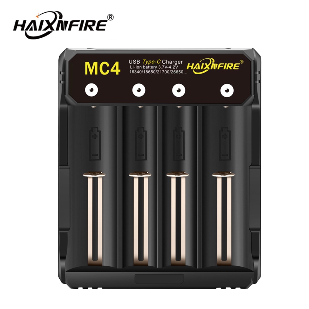HaixnFire MC4 Lithium battery charger 26700/26650/26500/25500/22700 ...