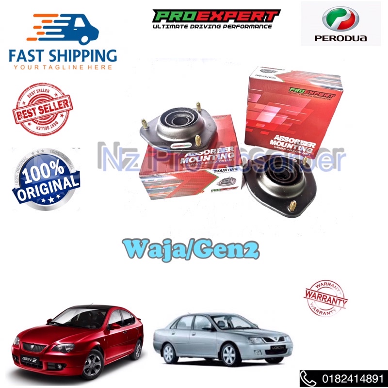 ABSORBER MOUNTING PRO EXPERT PROTON WAJA GEN2 PERSONA 1PCS/2PCS ...