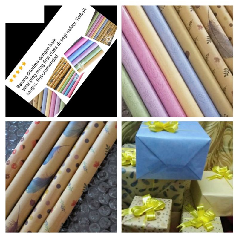 💥Present Wrappings Package Wrappings Gift Paper /Kertas Pembalut Hadiah ...