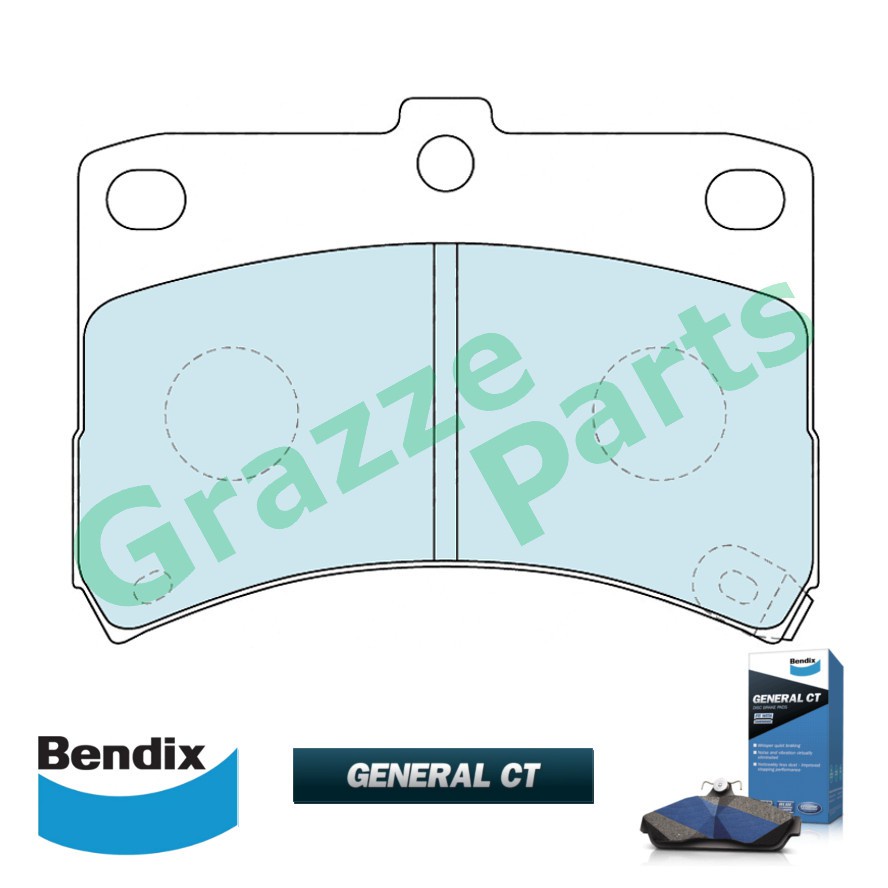 Bendix General CT Disc Brake Pad Front for DB1413 - Perodua Kelisa Kenari | Shopee Malaysia