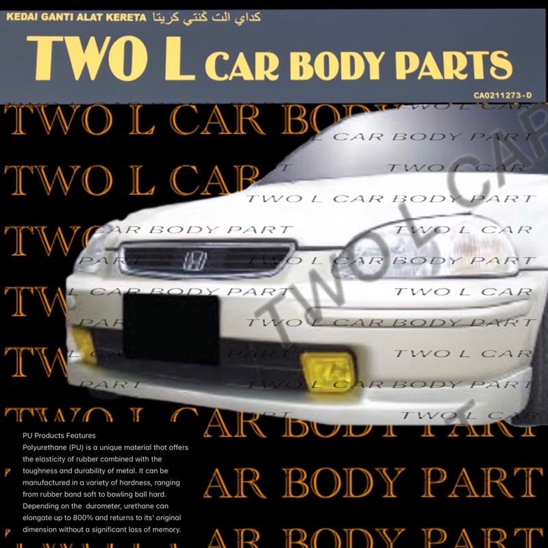 civic ej 96 type r skirt front pu | Shopee Malaysia