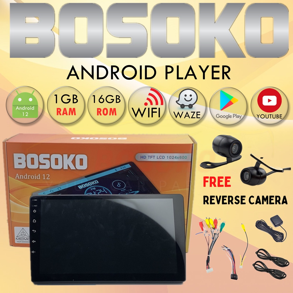 Bosoko Android Player 1GB + 16GB Perodua Myvi Alza Axia Bezza Aruz ...